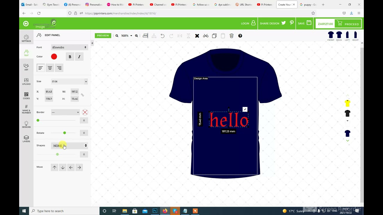 How to Custom Create your very own T-shirt - YouTube