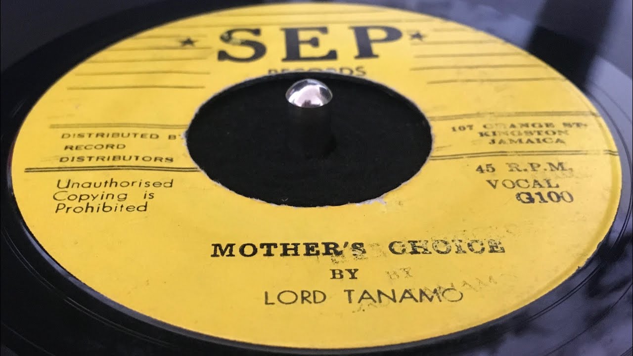 Lord Tanamo Mothers Choice SEP Records 65 Original Ska Vocal 107 Orange ...