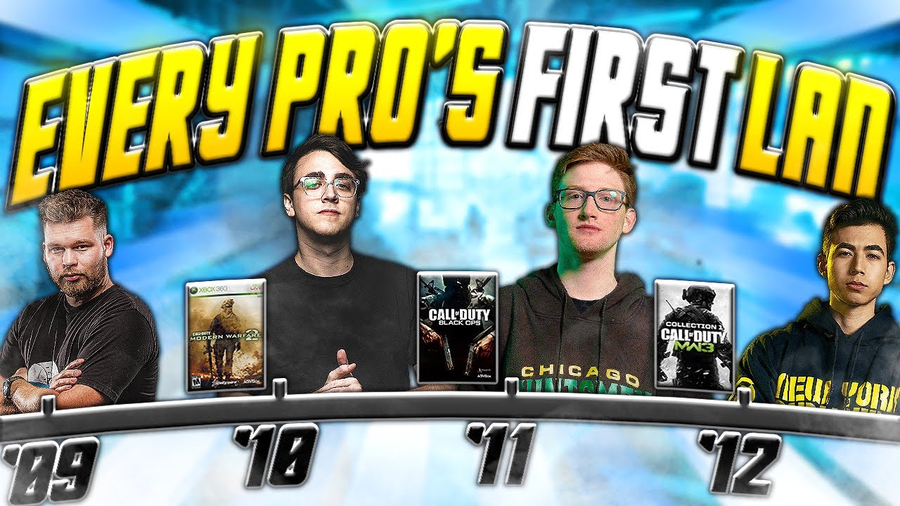 Every CoD Pro's FIRST LAN EVENT | When ALL CDL Pros Started Their ...
