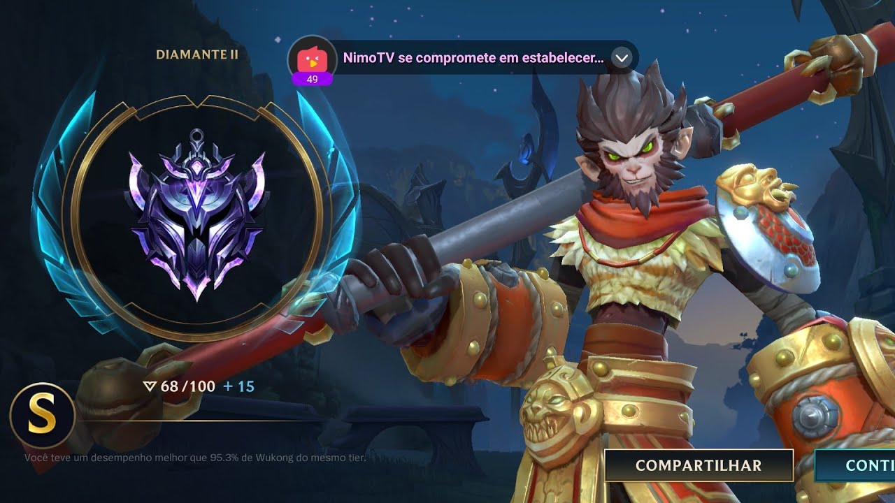 DO DIMA2 AO DIMA 1💎 LOL WILD RIFT - YouTube