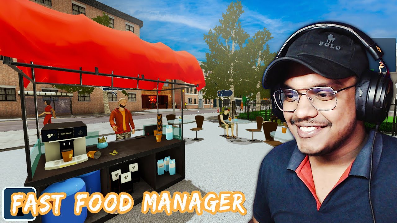 Starting My Own Cofee Stall | Fast Food Manager Gameplay #1 - YouTube
