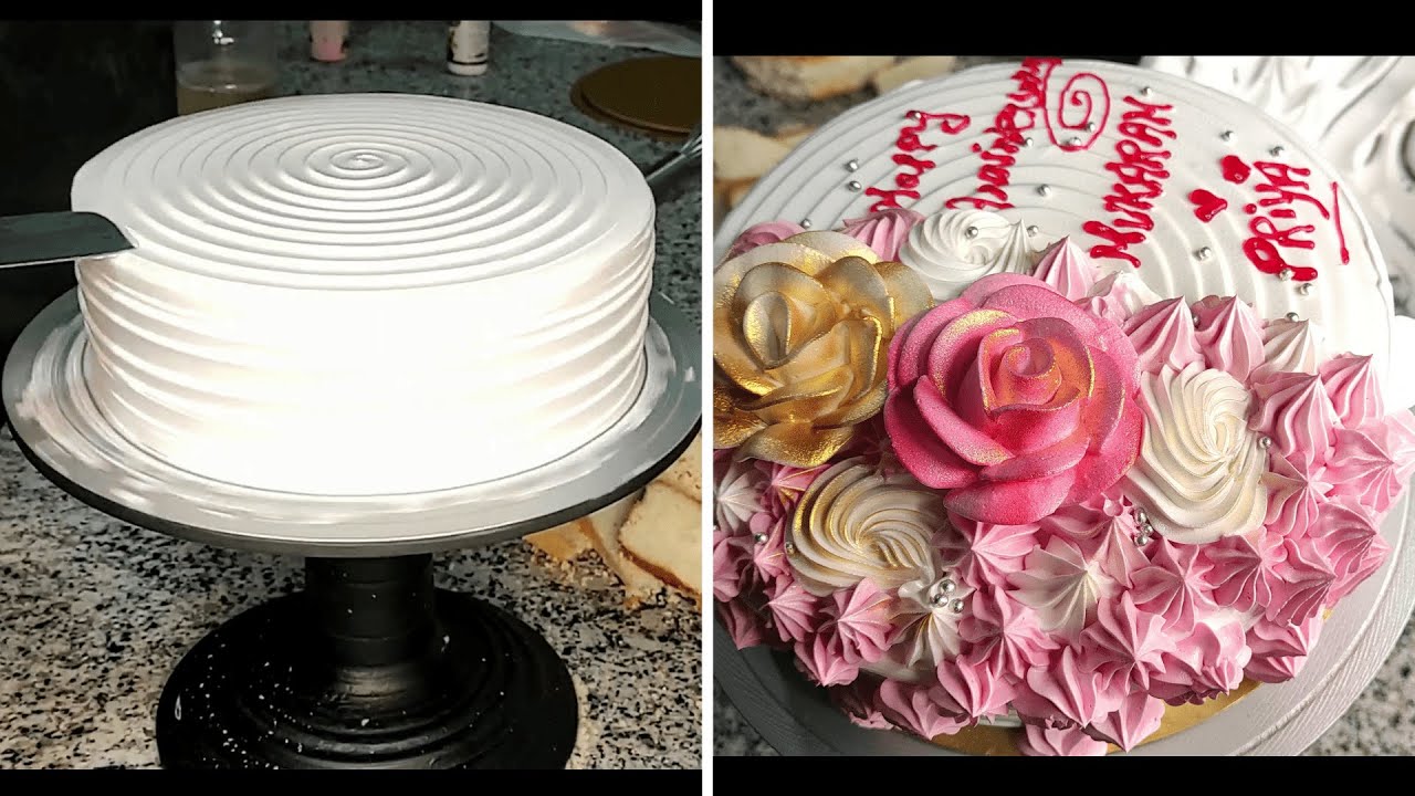 Anniversary Cakes | Fruits Fresh Cream Cake | Recipe | Soft Vanilla ...
