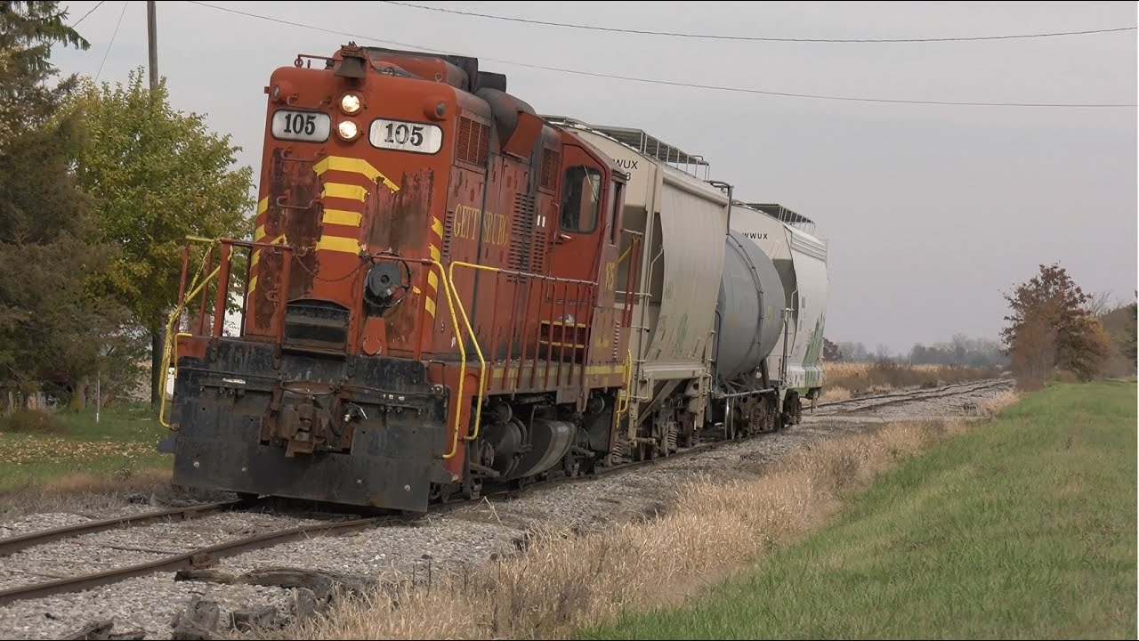 Rag Tag Railroading with a beat up GP9 on 100 year old rail ND&W ...