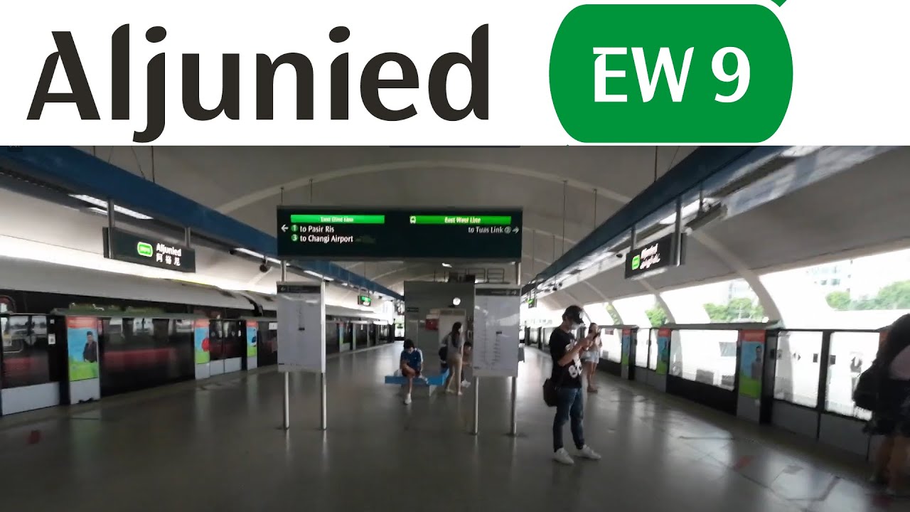EW9 Aljunied MRT Station: Exit B to Platforms | Singapore Walking Tour - YouTube