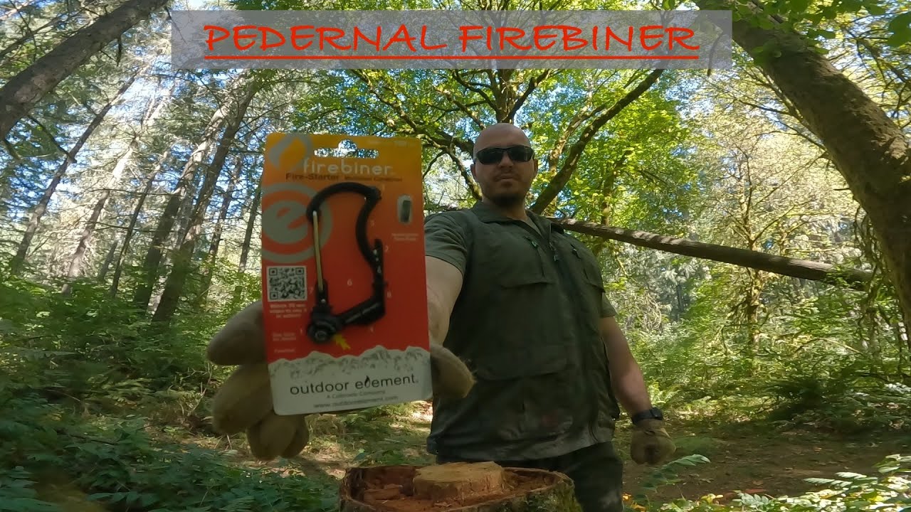 PEDERNAL ESTILO MOSQUETON FIREBINER DE LA OUTDOOR ELEMENT. VIDEO EN ...