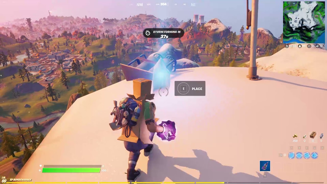 Fortnite Chapter 2 Season 6 - Place a spirit crystal at the tallest ...