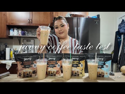 trying javvy protein coffee for the first time☕️🧸 | vlog 208