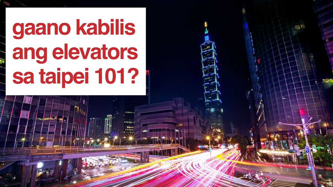 HIGH-SPEED ELEVATORS at TAIPEI 101 in TAIWAN | How fast are the ...