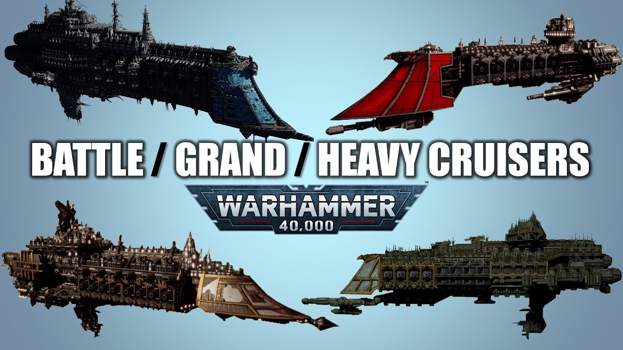 Top 17 Biggest Cruisers of the Imperium (Warhammer 40K) - YouTube