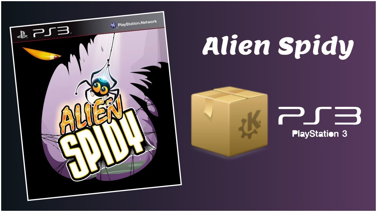 Alien Spidy PKG PS3 - YouTube