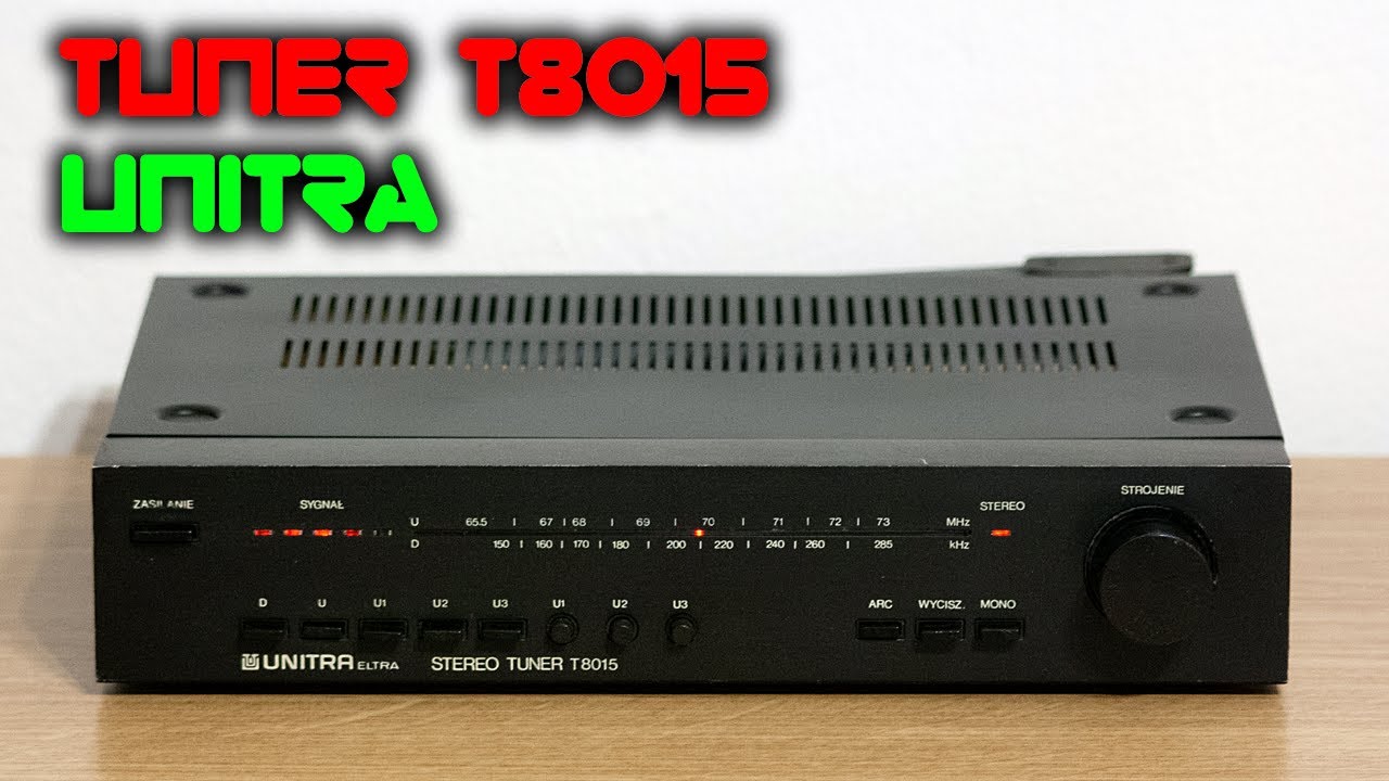 Tuner UNITRA T-8015, przywrócenie sprawności - LabFun - YouTube