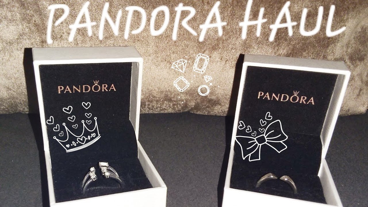 👑 PANDORA HAUL 👑 Shards of Sparkle RING & Two Hearts RING - YouTube