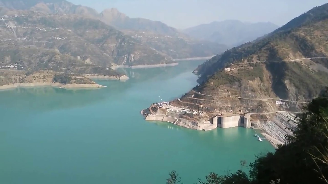 tehri dam lake view - YouTube