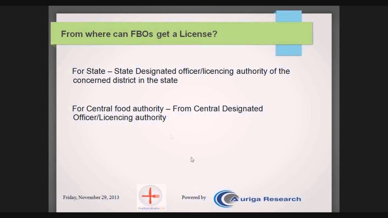 From where FBOs get a license? - YouTube