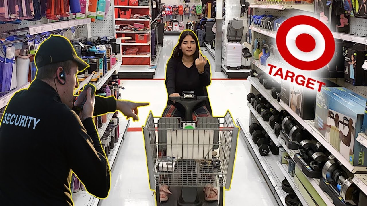 WE ALMOST GOT KICKED OUT OF TARGET... (OMG) - YouTube
