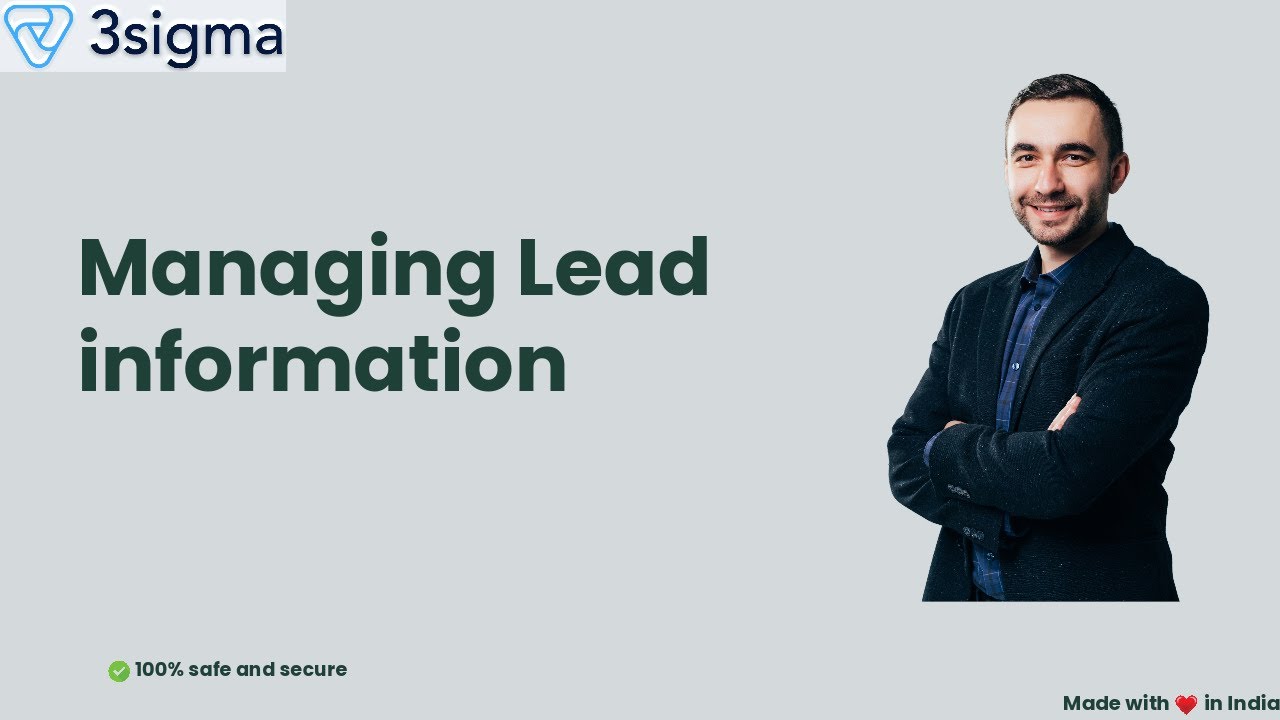Manage lead details easily - YouTube