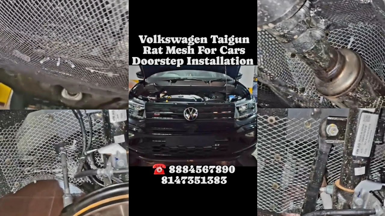 Volkswagen Taigun|Rat mesh for cars | Doorstep installation |☎ ...