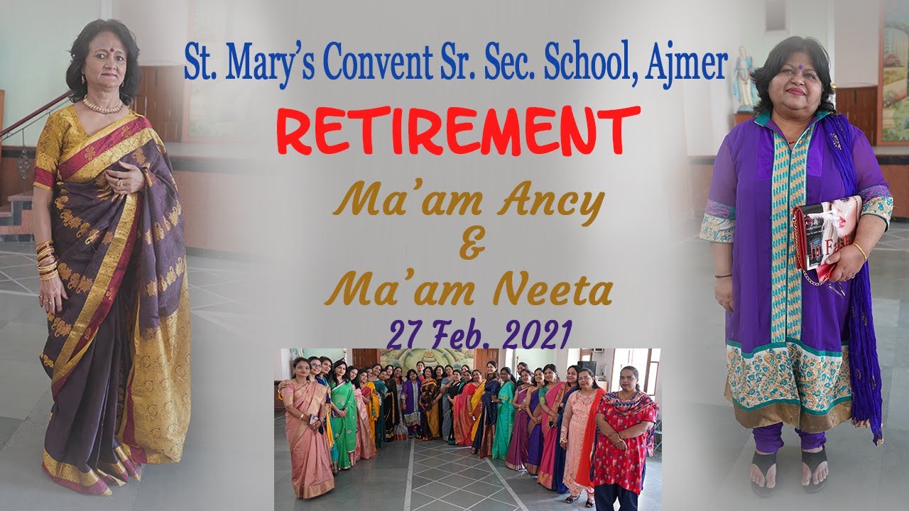 Ma'am Ancy & Ma'am Neeta Retirement - YouTube