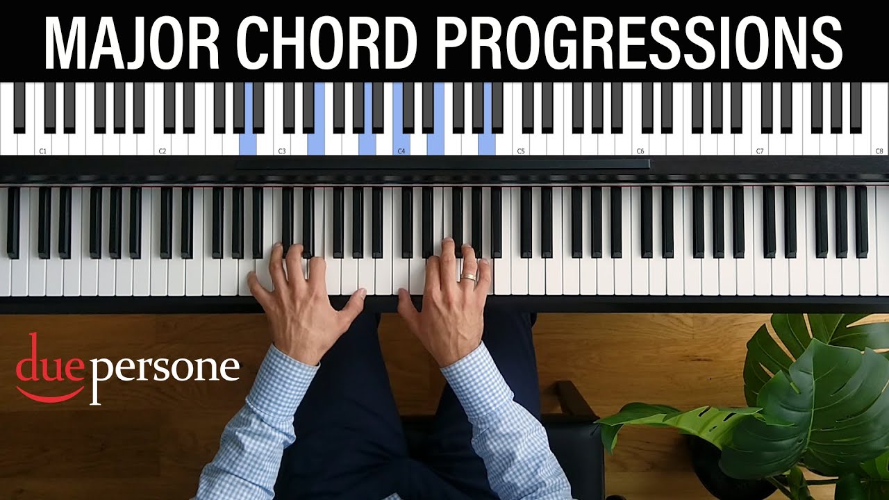 Chord Progressions Piano | Major Chord Progressions | Piano Lessons For ...