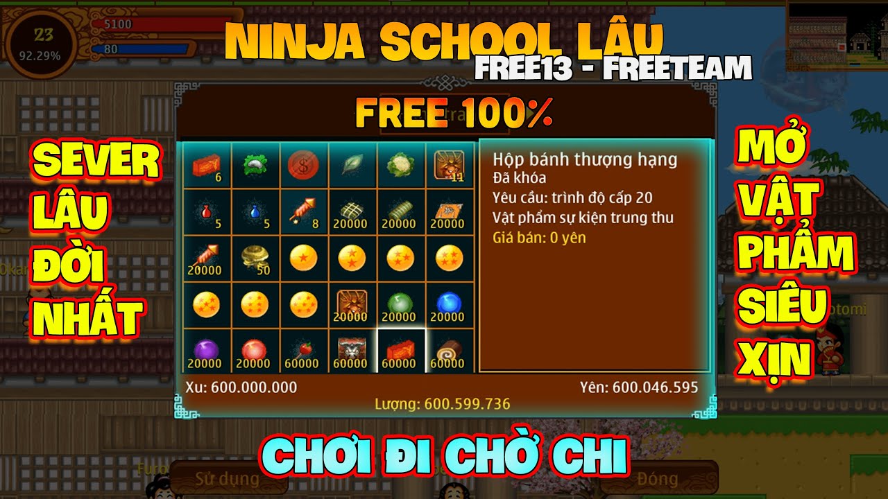 Ninja School Online Lậu | Mở vật phẩm quý hiếm ai cũng ước ao | Tân ...