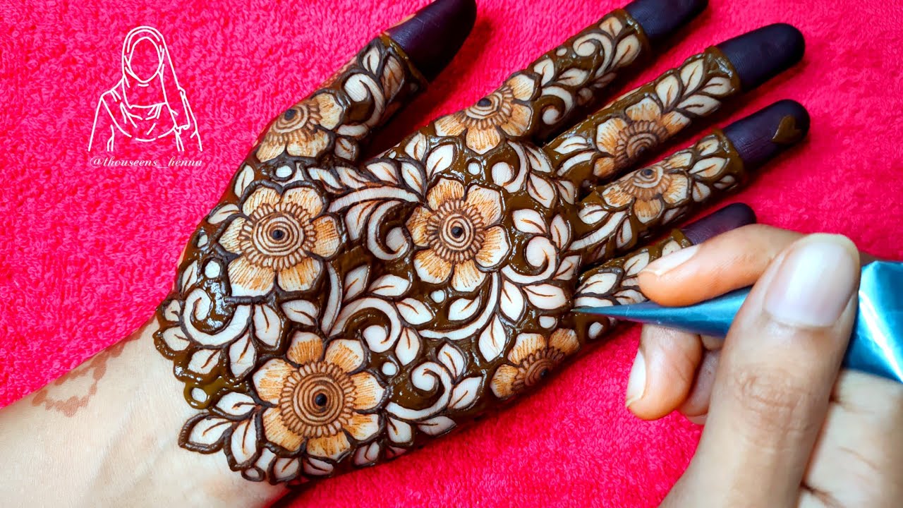 Flower Mehndi Designs Images | Best Flower Site