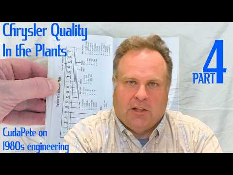 In the Chrysler Plants: CudaPete on Quality Engineering, Part 4 - YouTube