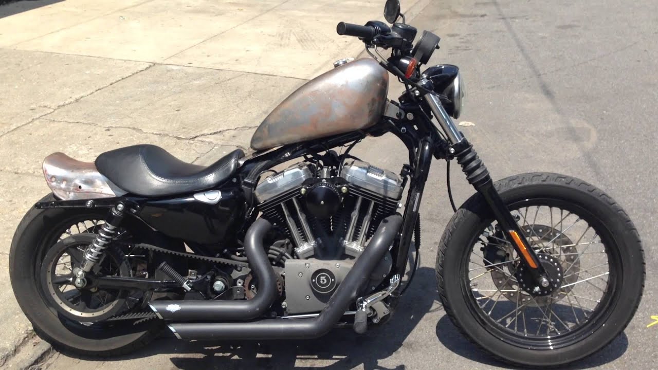 Harley Davidson - Sportster - Rusty Look - Impressive Job! - YouTube