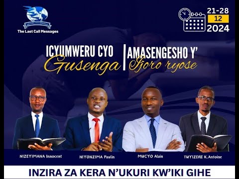 08.Imiterere y'Umurimo Ukorerwa Ubwoko bw'Imana Ku Munsi w'Impongano ...