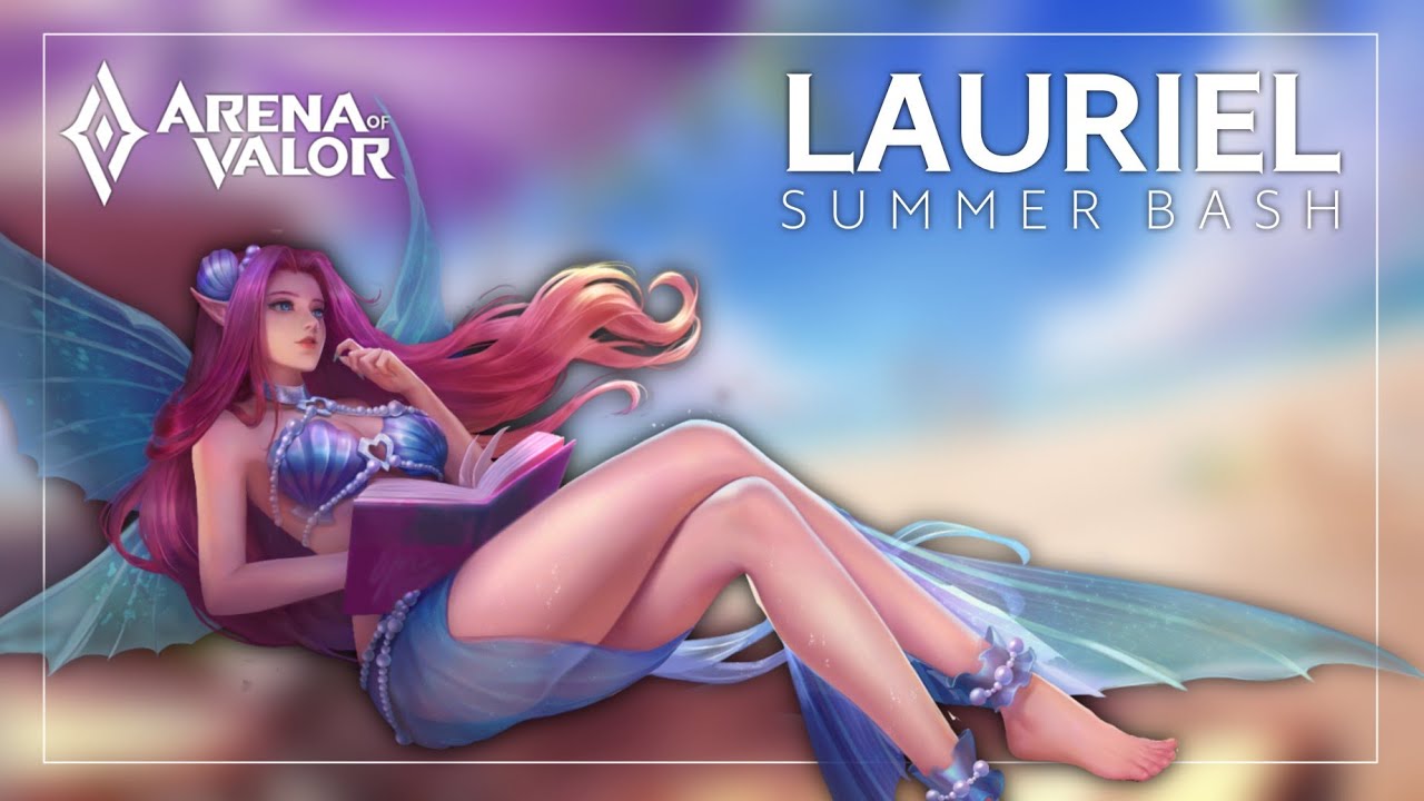Skin Spotlight: Lauriel — Summer Bash | Arena of Valor | TiMi - YouTube