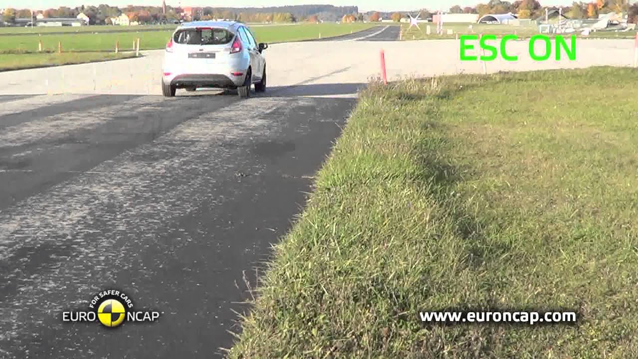 Euro NCAP | Ford Fiesta | 2012 | ESC test - YouTube