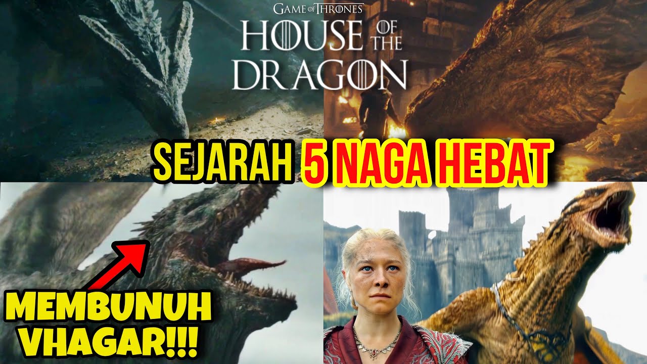 NAGA YANG BISA MENGALAHKAN VHAGAR! SEJARAH 5 NAGA HEBAT! PERANG BESAR ...