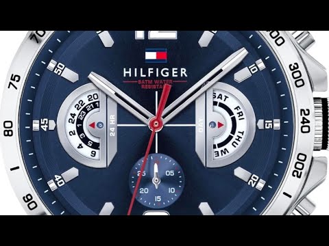 Tommy Hilfiger - 1791476 Unisex Multi Dail Quartz Watch - Unboxing ...