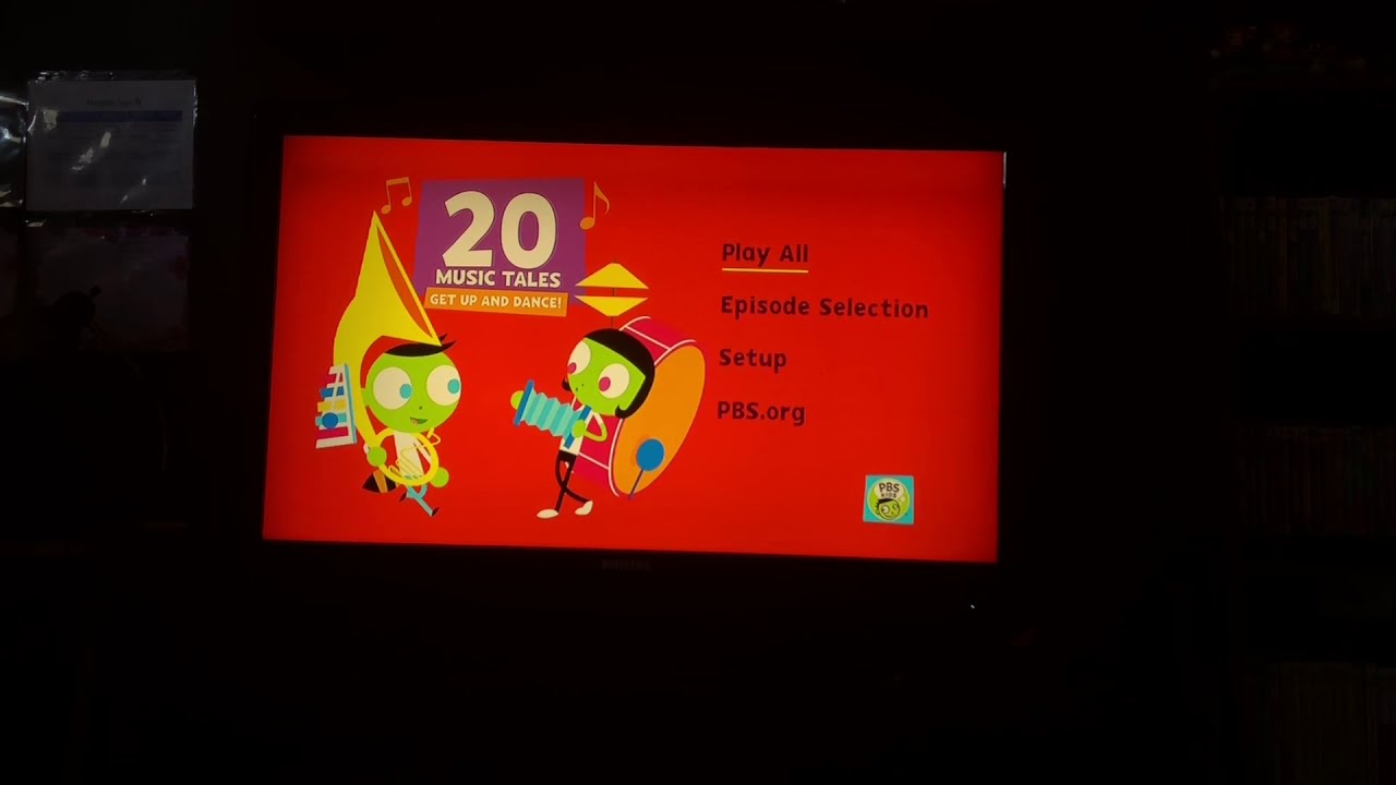PBS kids 20 music tales 2016 DVD menu walkthrough - YouTube