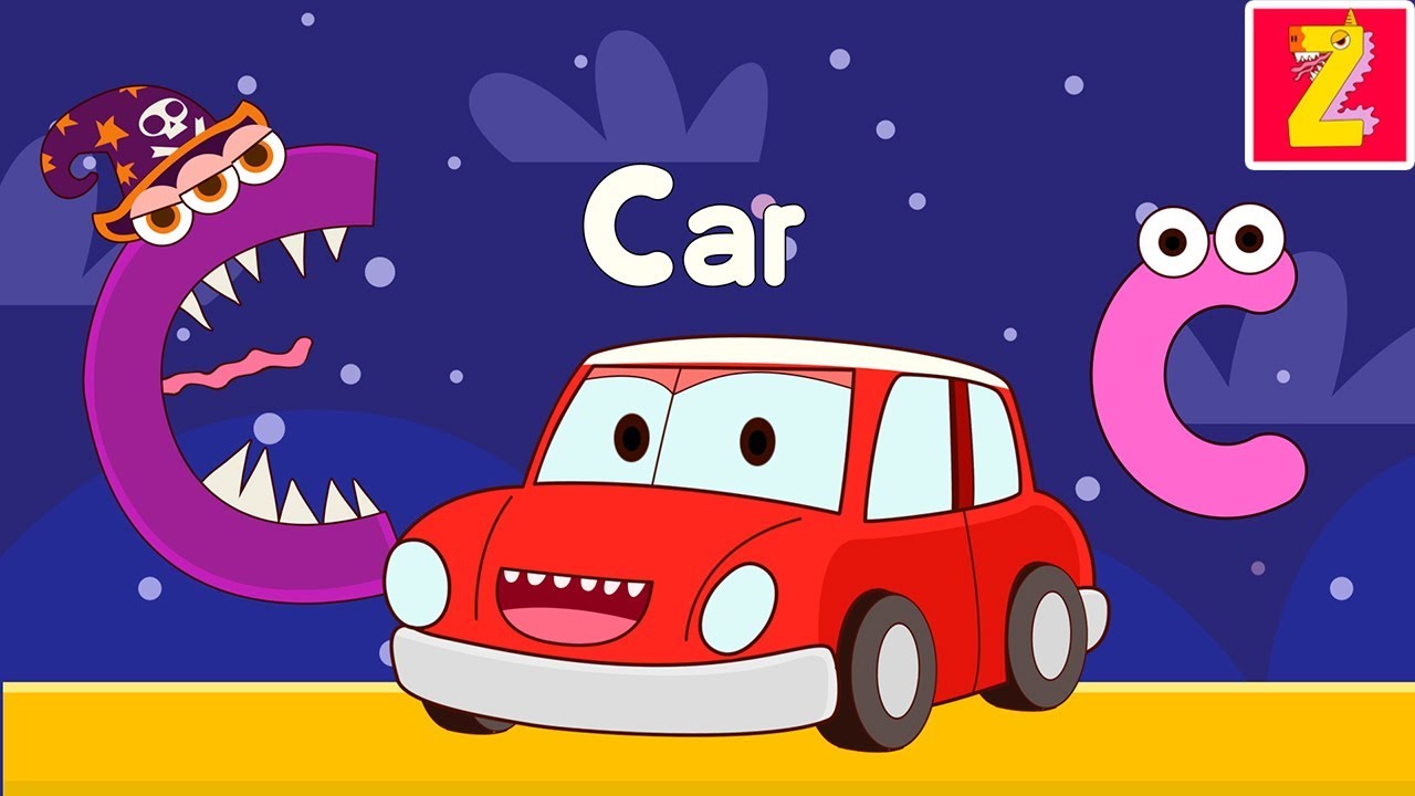 "I am C!" Monster Alphabet Letter C Song l Phonics for kids l ...