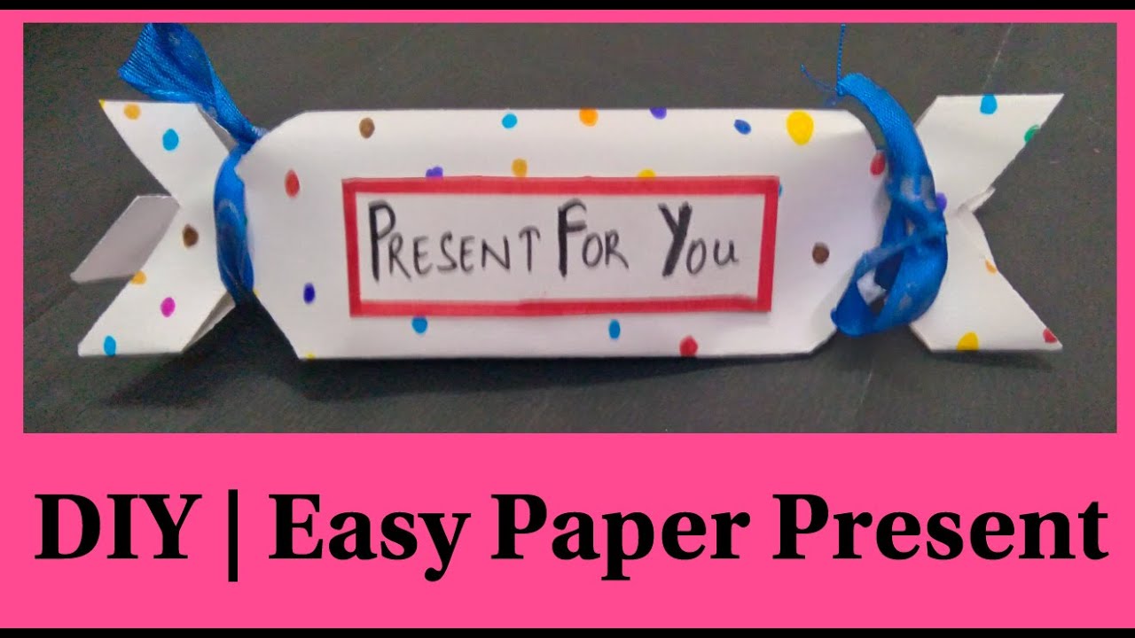 2 Min Easy Paper Present | DIY | - YouTube