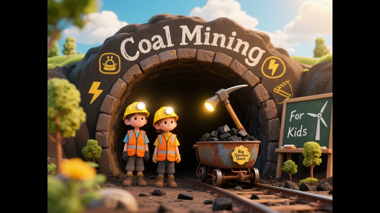 Coal Mining For Kids | What Is Coal For Kids | How Coal Is Mined For ...