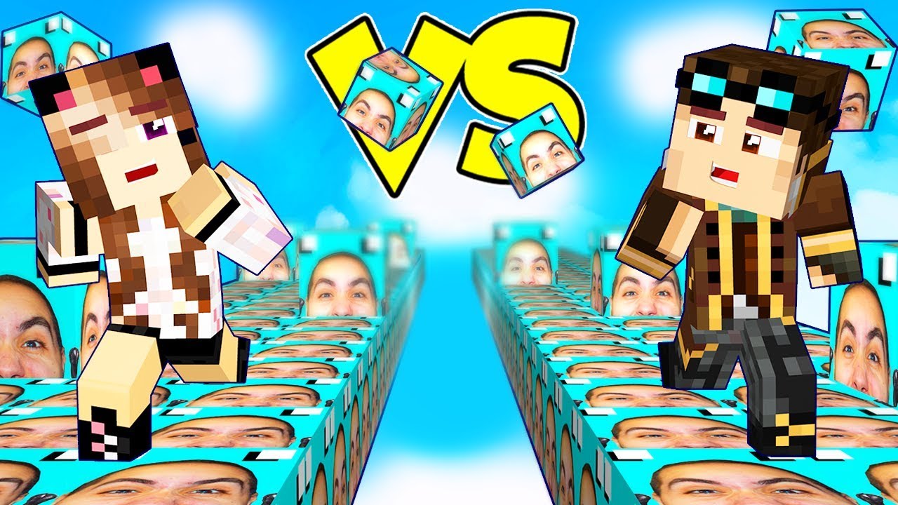 LA CORSA DEI LUCKYBLOCK DI LYON!! (Minecraft) - YouTube