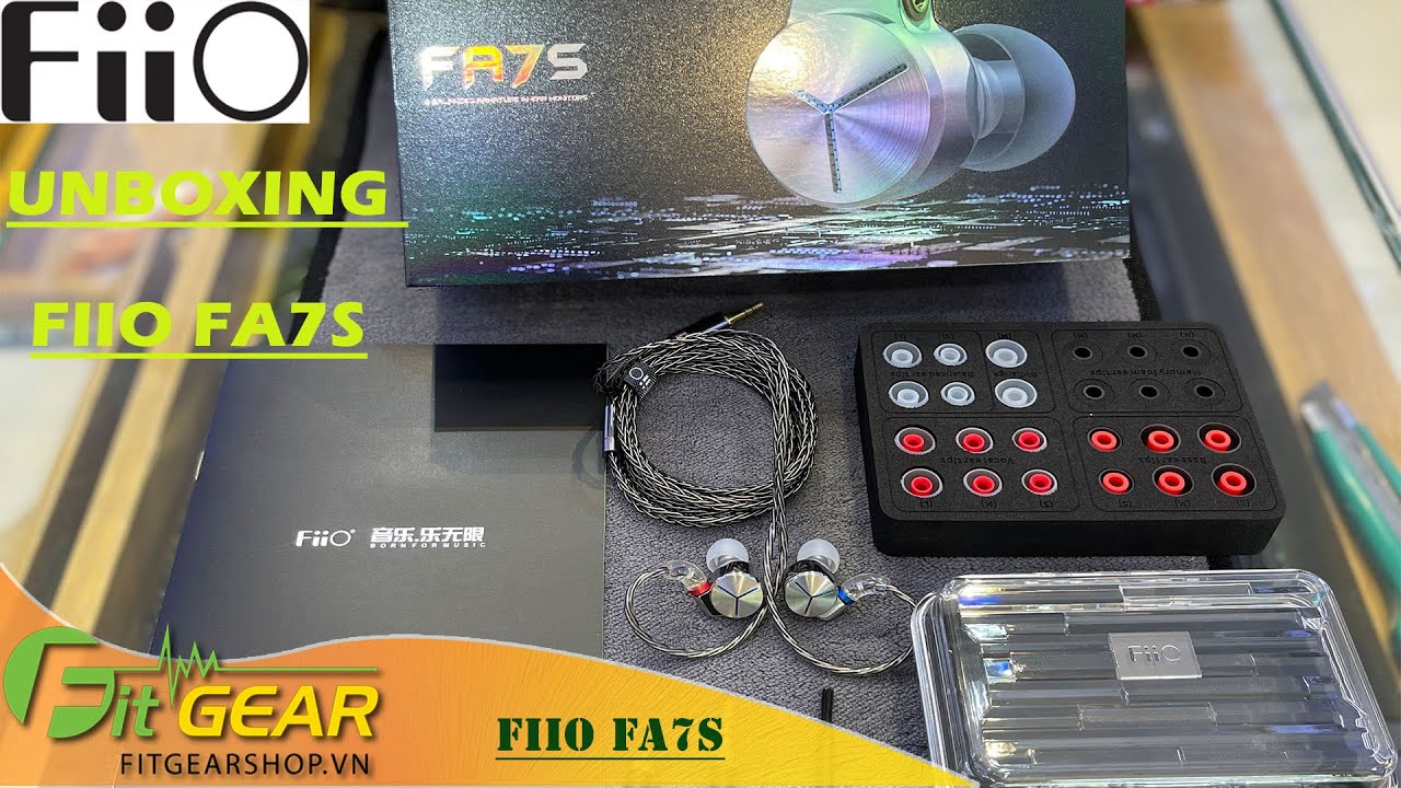 FiiO FA7s | Unboxing FiiO FA7s tại Fitgear - YouTube