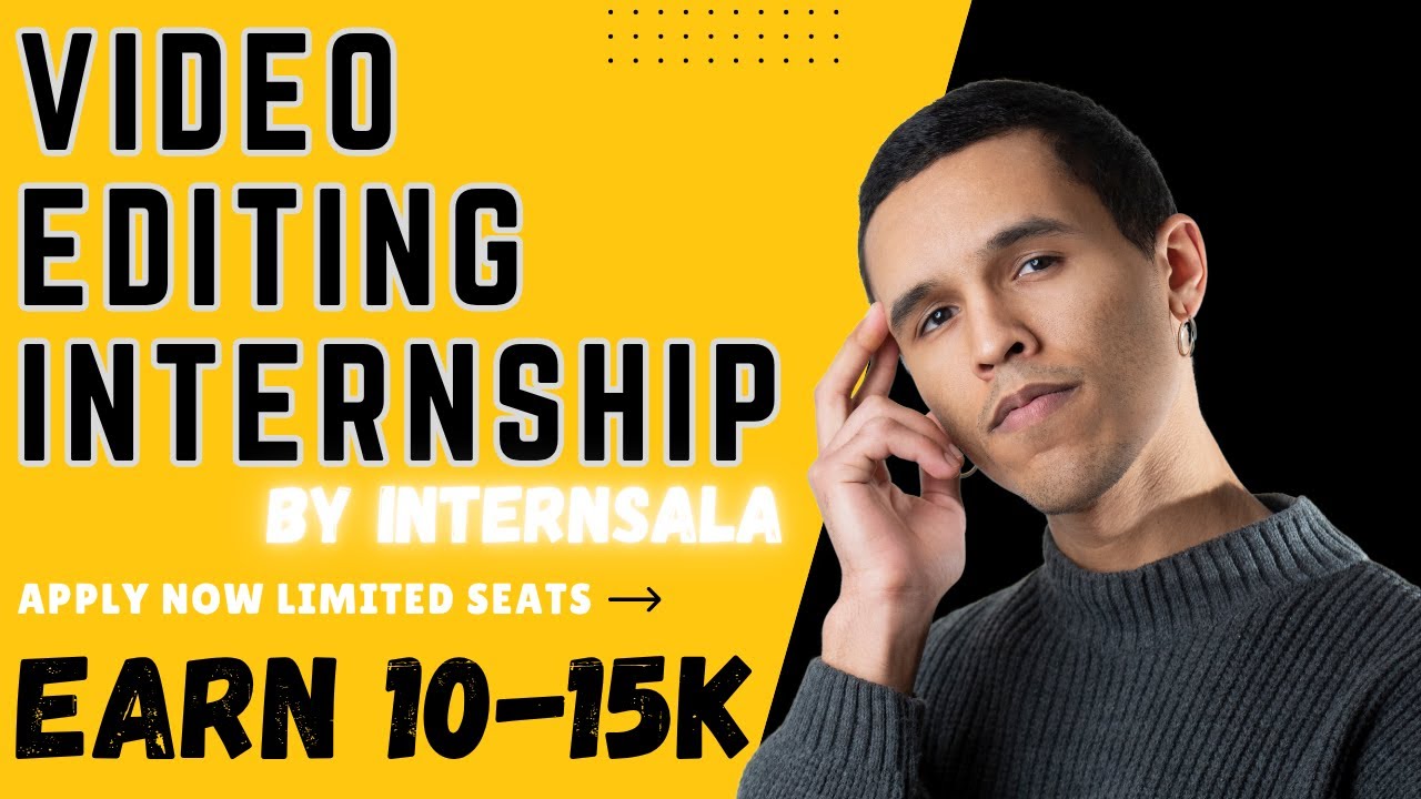 Video Editing/Making Internship opportunity By Internshala Apply Now # ...