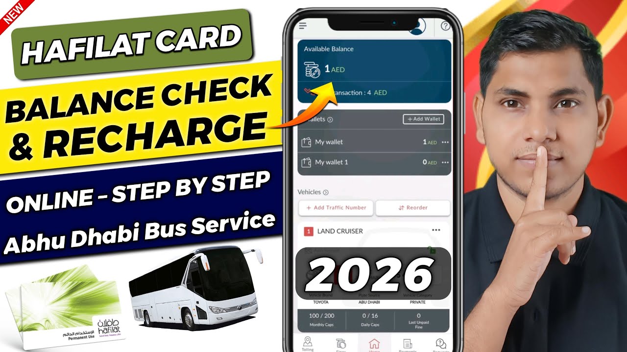 How to Recharge Hafilat Bus Card Online & Check Balance 2026 - YouTube