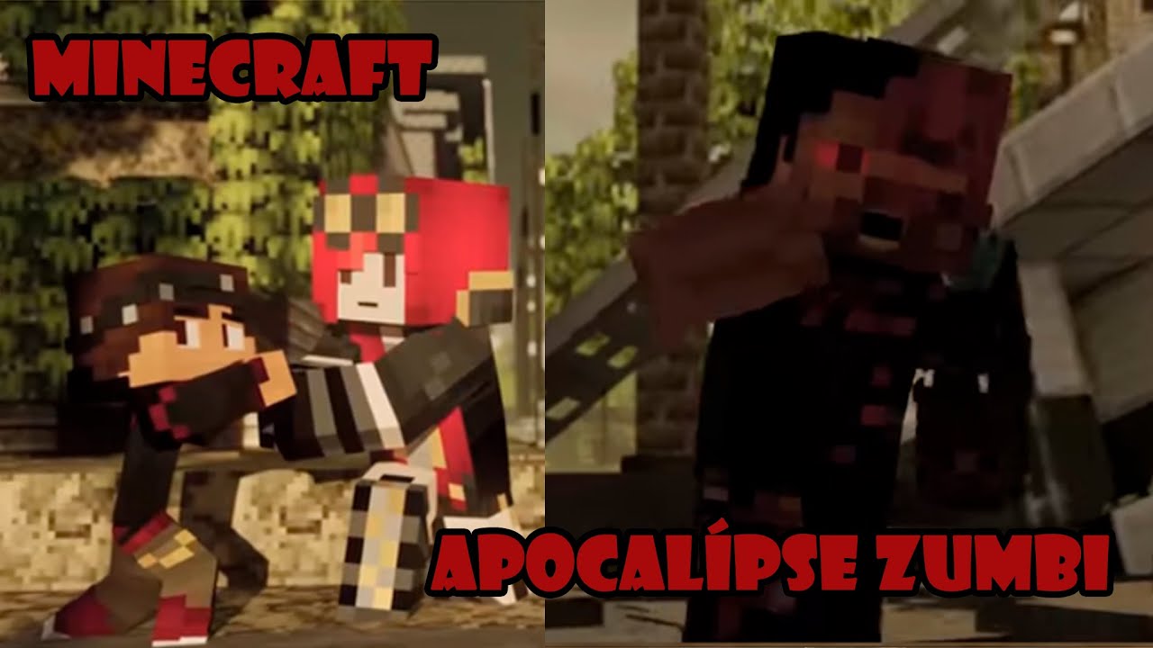 ZOMBIE APOCALYPSE (Minecraft Animation) | REAGINDO A ANIMAÇÃO ...
