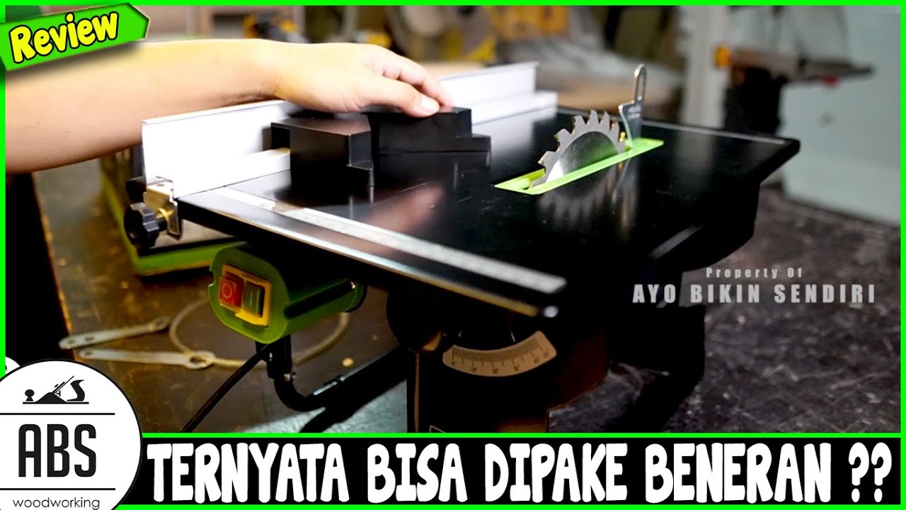 SEMPAT UNDERESTIMATE, TERNYATA... Review Table Saw 8 Inch Murah Meriah ...