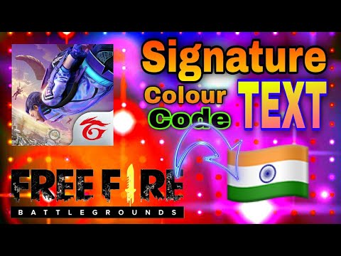 Free Fire, Flag colour text | free fire signature colour code | colour ...