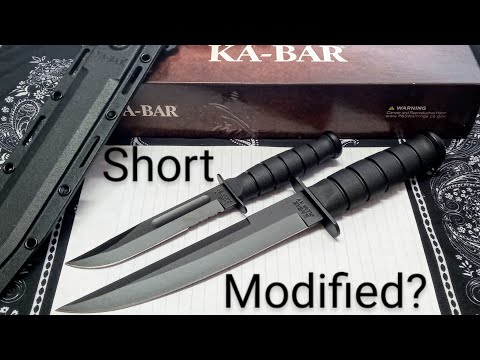 Unwrapping the KA-BAR Modified Tanto 1266 Fixed Blade Knife; New for ...