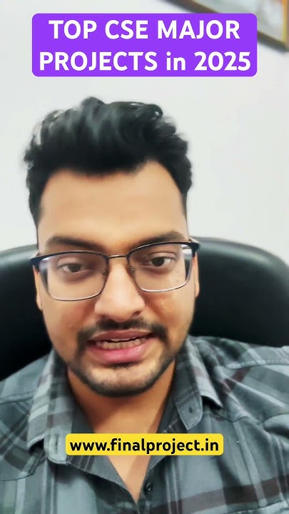Top Major CSE projects for students in 2025 #finalyearproject # ...