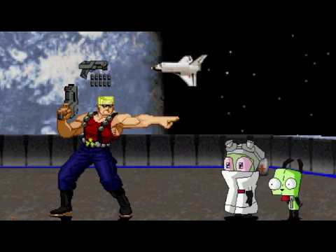 AN Mugen #146: Duke Nukem VS Invader Zim, Mars People, Alien Warrior ...