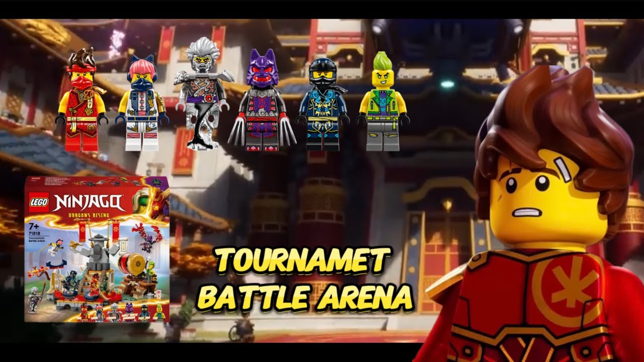 LEGO Ninjago - Tournament Battle Arena Set 71818 | Dragons Rising S2 ...