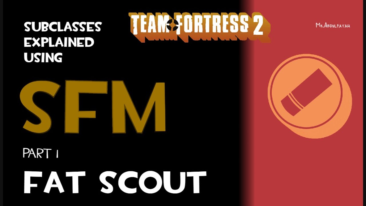 Tf2 Subclasses explained with SFM animations - part 1: fatscout - YouTube
