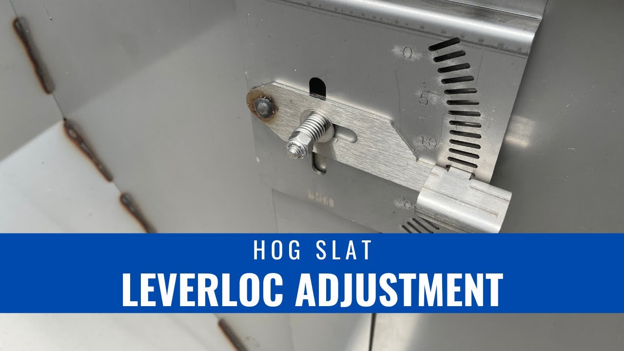 Lever-Loc Feeder Adjustment - YouTube
