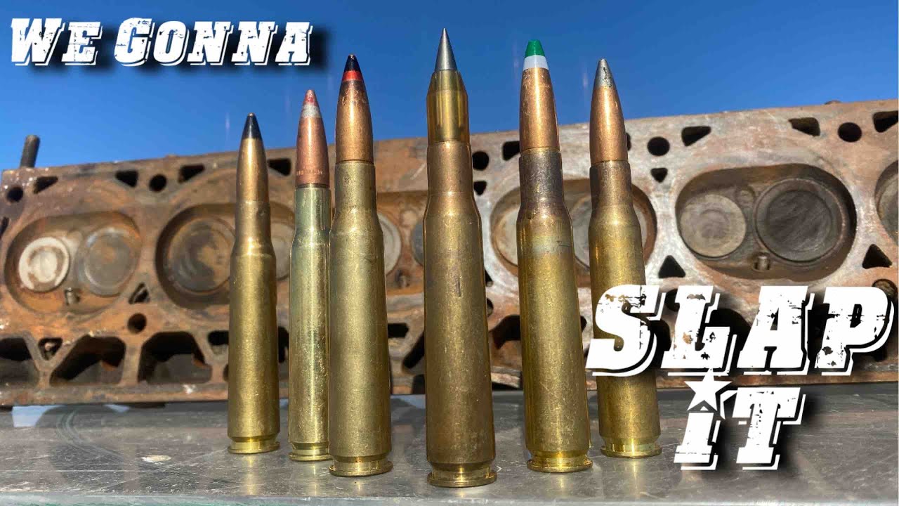 50 BMG SLAP vs Cylinder Head - YouTube